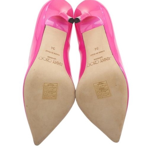 Jimmy Choo | Shoes | Jimmy Choo Hot Pink Pumps | Poshmark